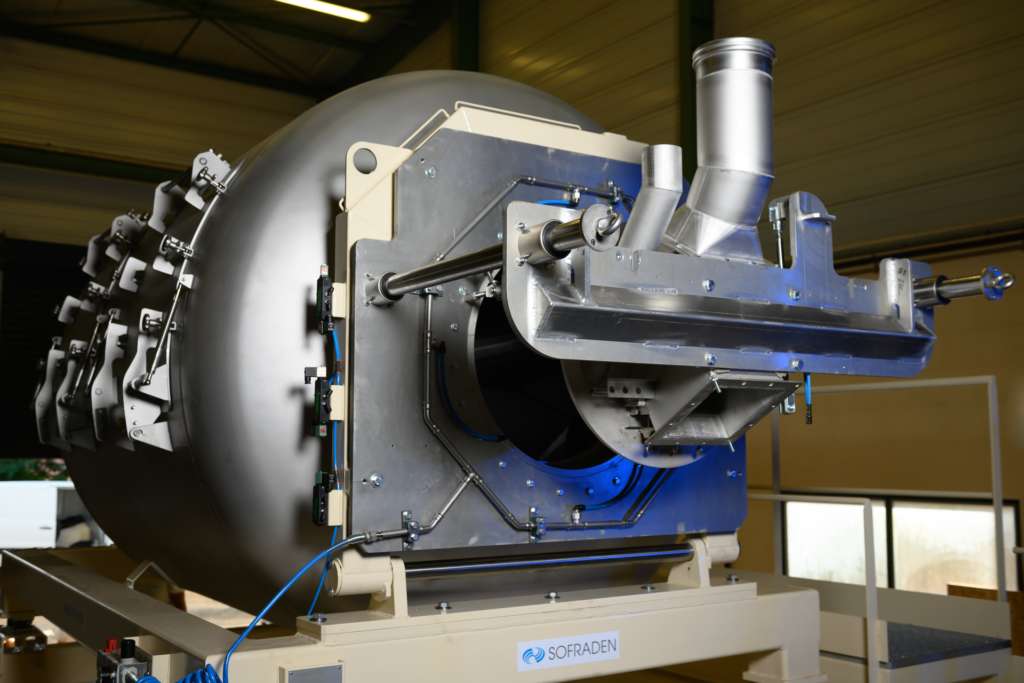 Rotary drum mixer : industrial drum rotator mixer, food mixing ...